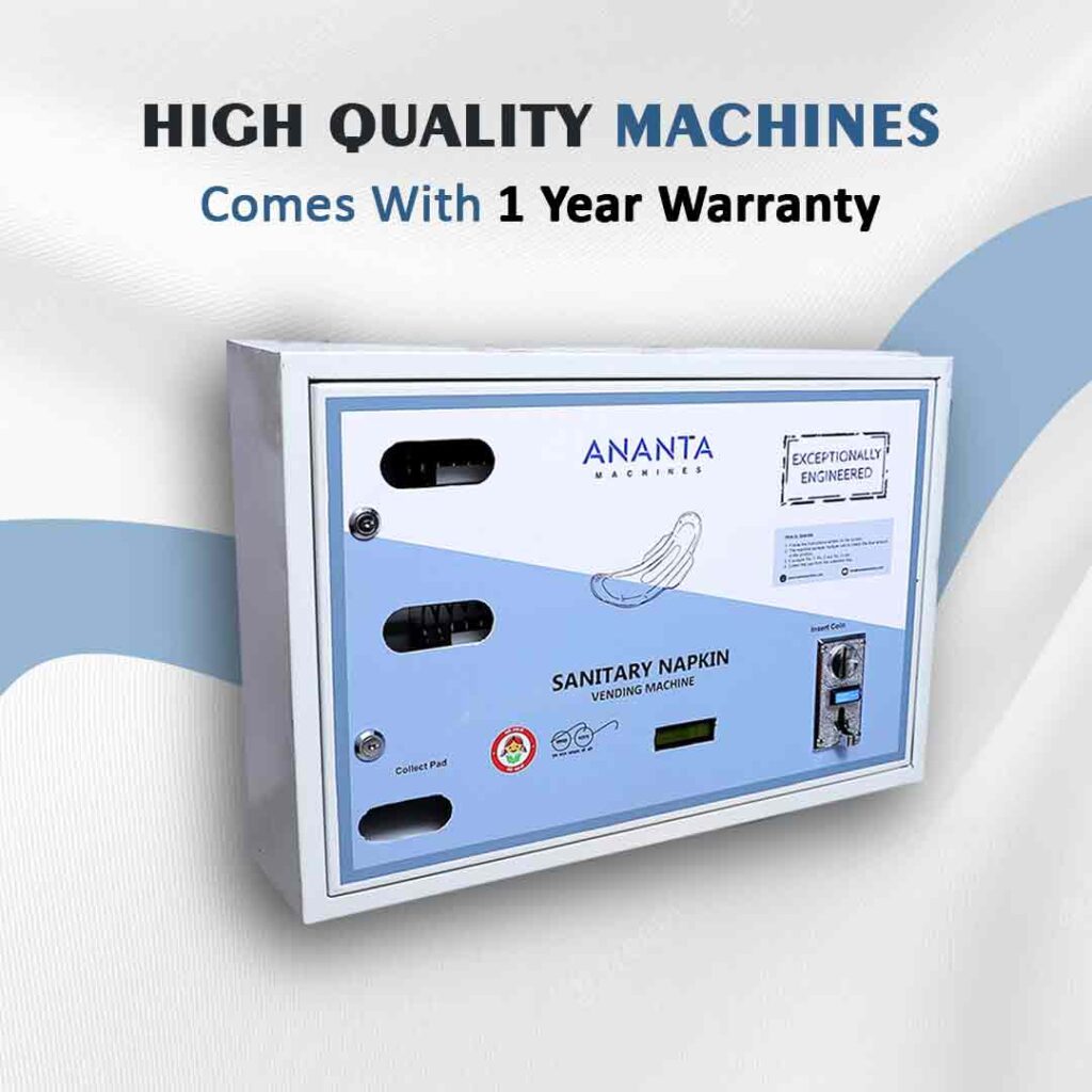 Ananta Fully Automatic Sanitary Napkin Vending Machine