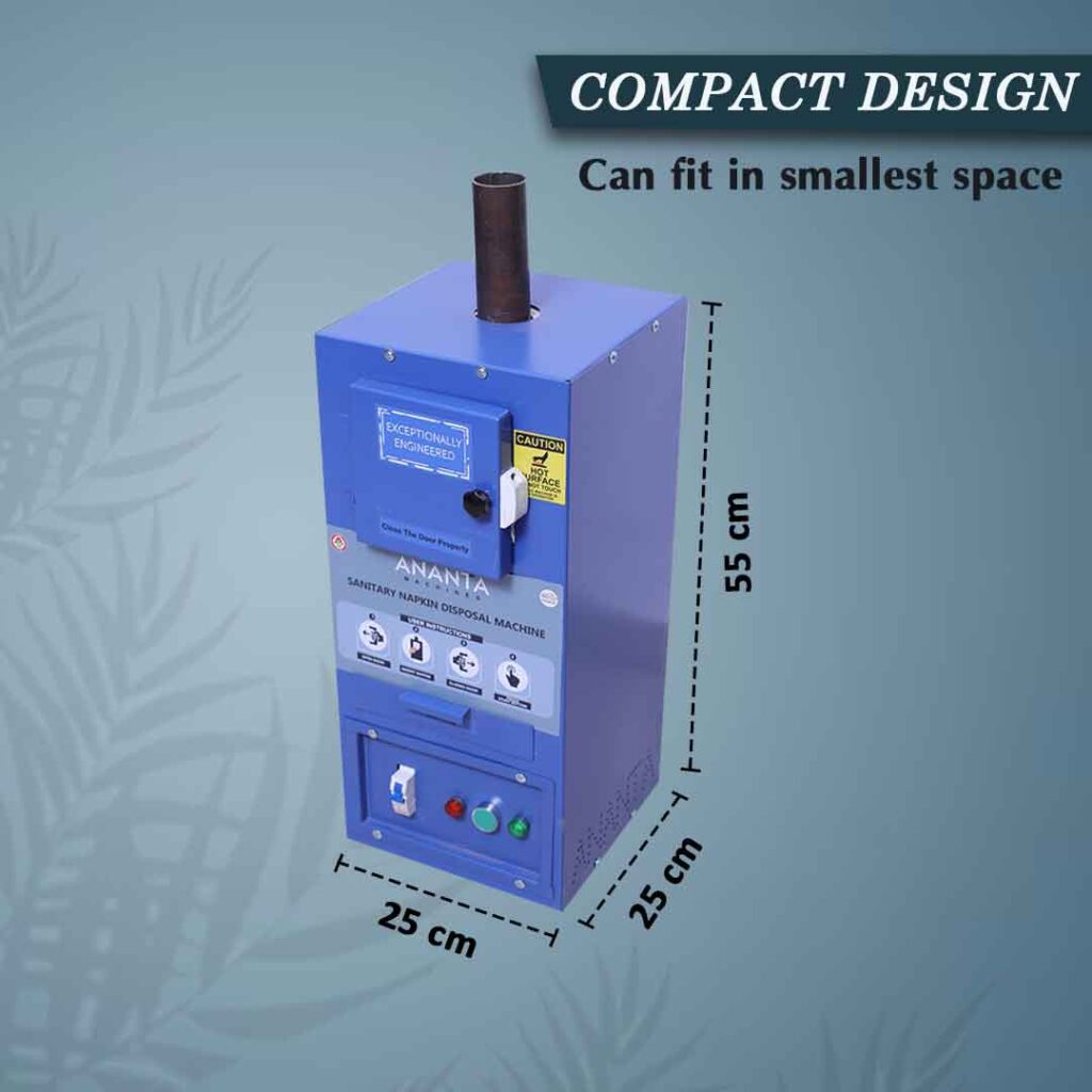 Ananta Automatic Sanitary Napkin Incinerator/Disposal Machine