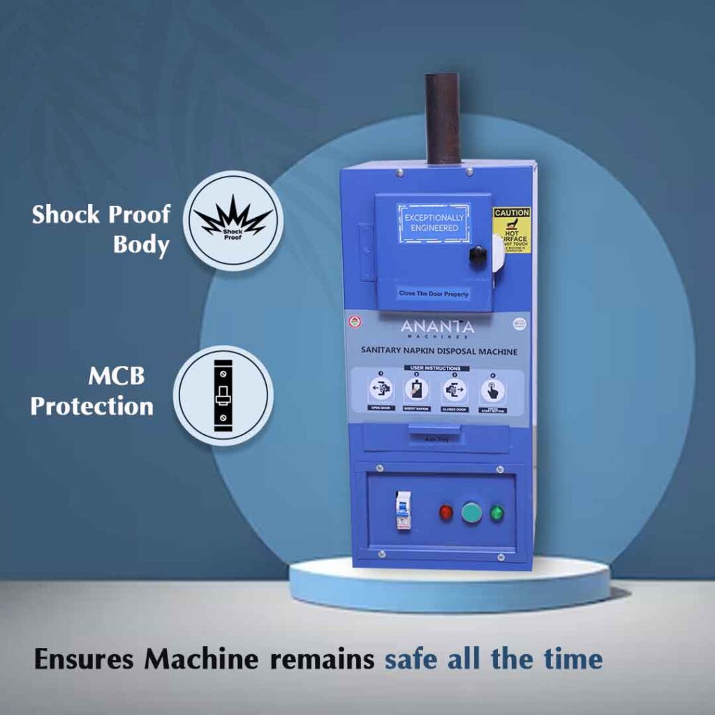 Ananta Automatic Sanitary Napkin Incinerator/Disposal Machine