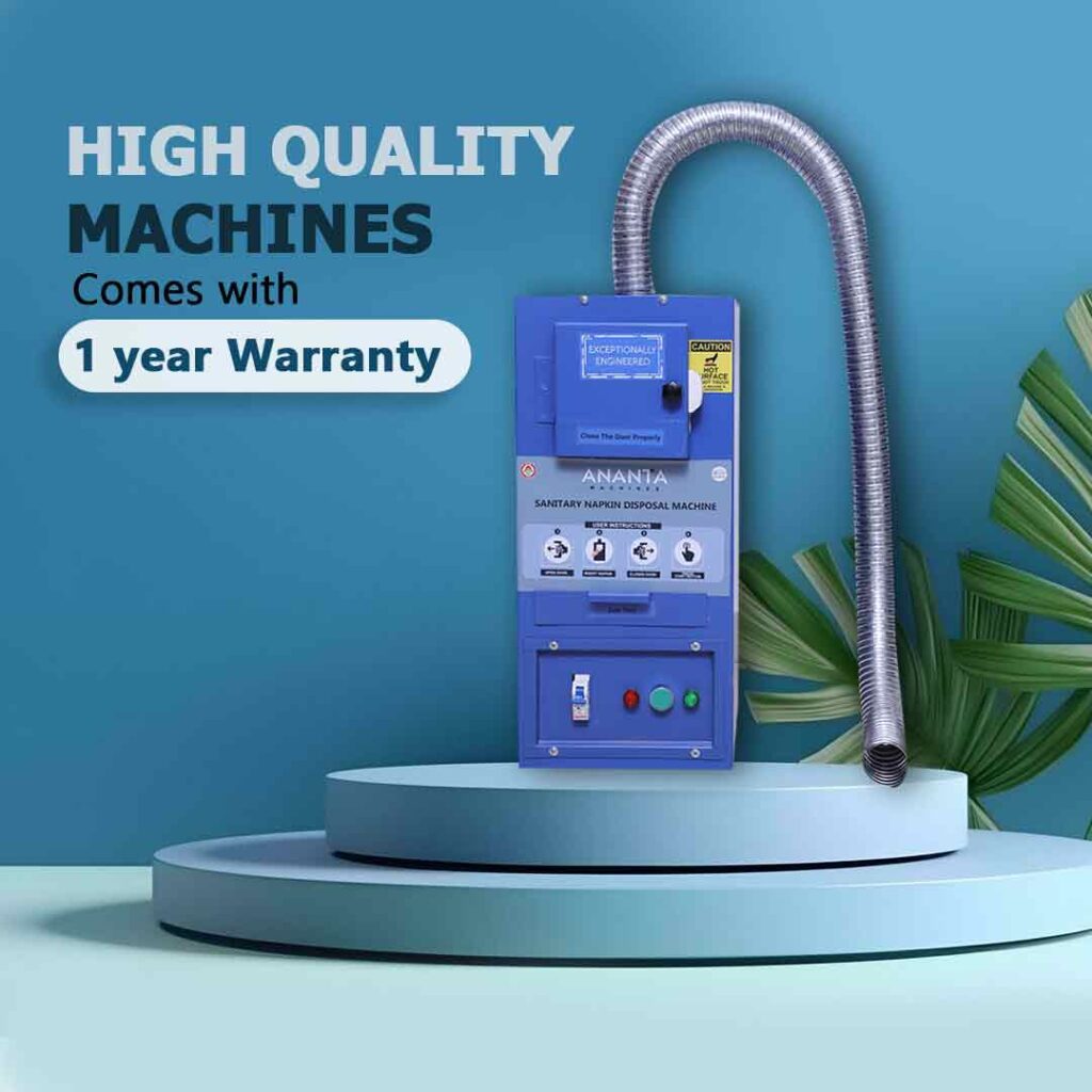 Ananta Automatic Sanitary Napkin Incinerator/Disposal Machine